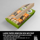 Large Paper Window Sushi Box Mockup, Graphics | GraphicRiver