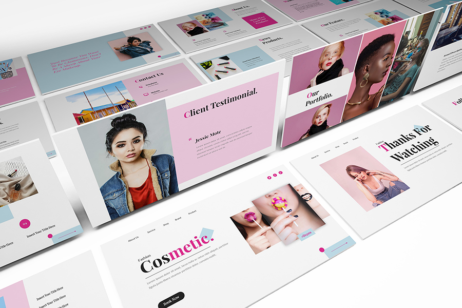 Cosmetic Powerpoint Template, Presentation Templates | GraphicRiver