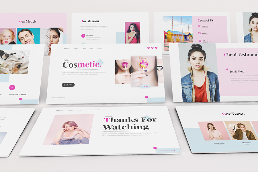 Cosmetic Powerpoint Template, Presentation Templates | GraphicRiver