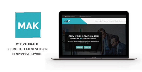 Mak - Business HTML Responsive Template by ThemeServices | ThemeForest