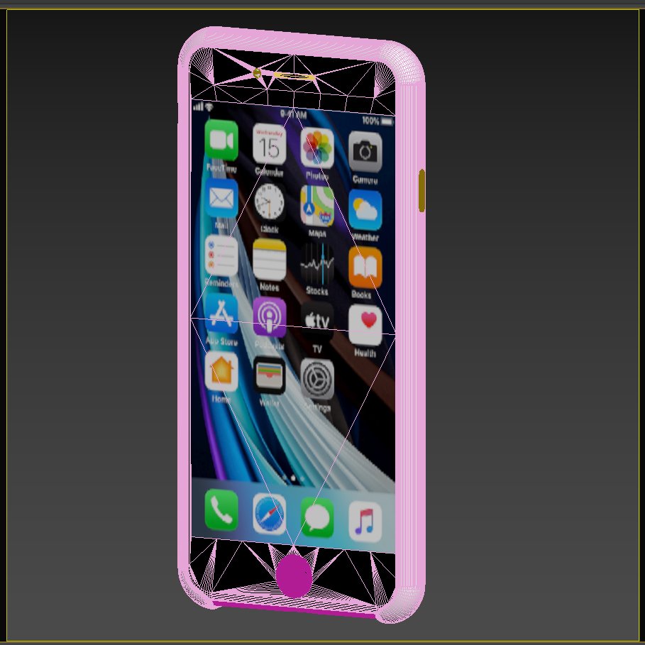 iPhone SE 2020 and case by RensiCG | 3DOcean