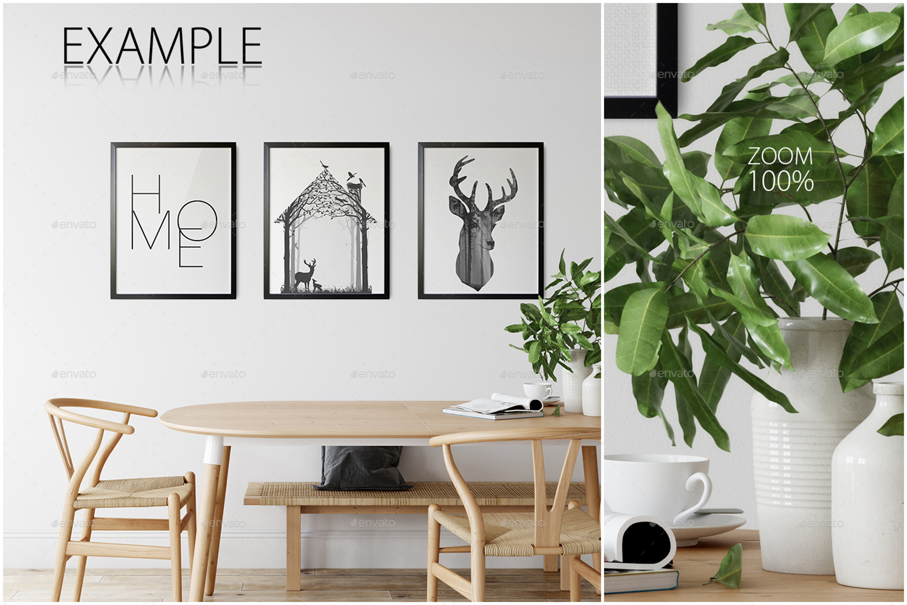 Frames & Walls Scandinavian Pack-7, Graphics | GraphicRiver