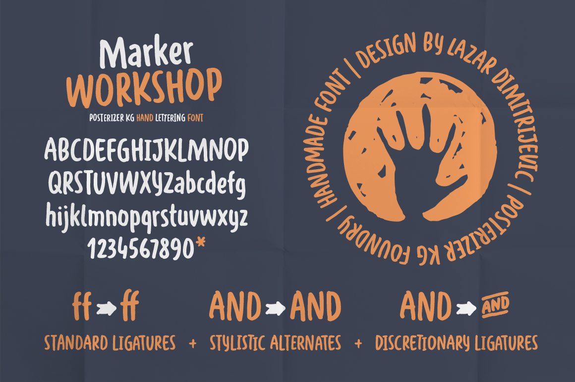 Workshop Marker, Fonts | GraphicRiver