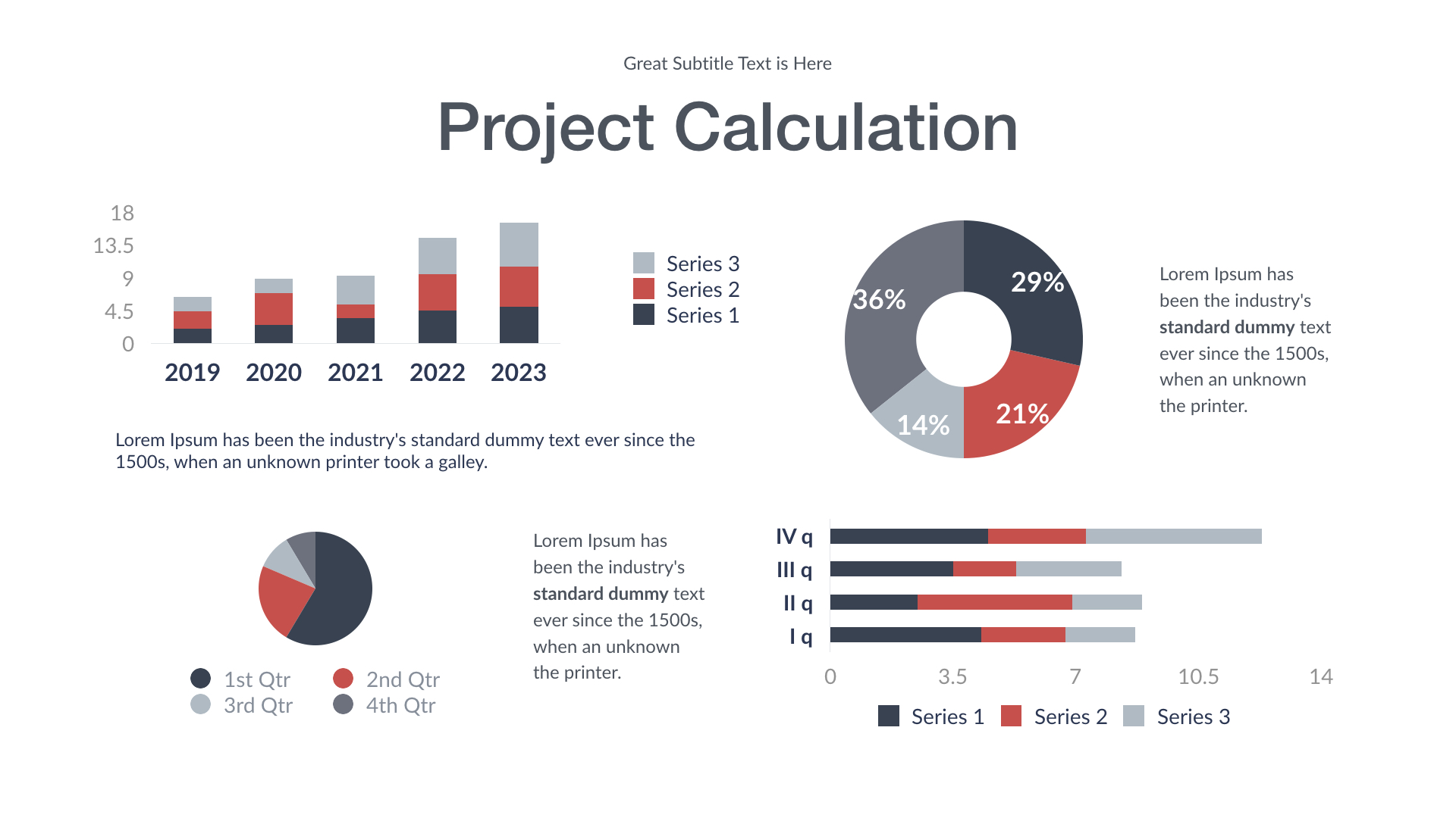 Project Calculation Keynote Presentation Template, Presentation Templates