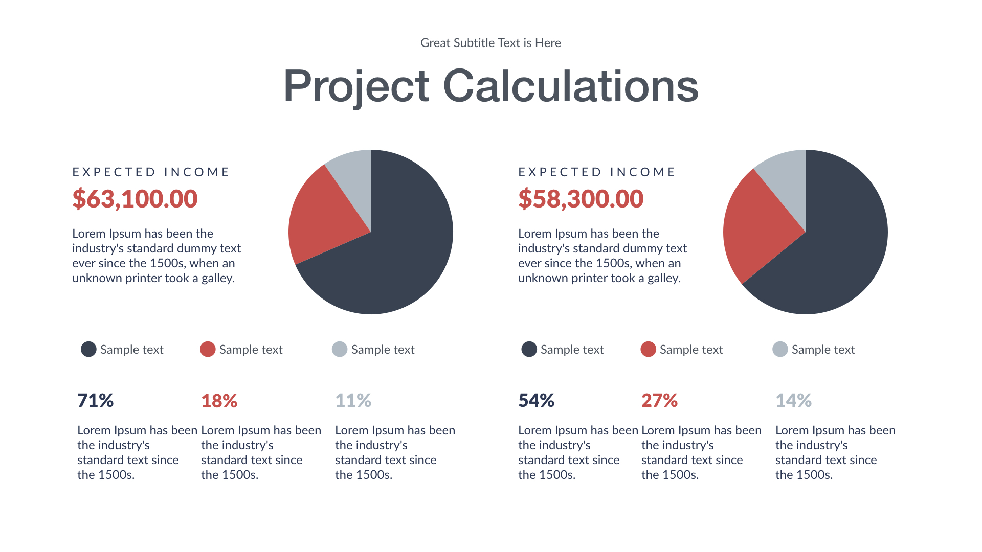 Project Calculation Keynote Presentation Template, Presentation Templates