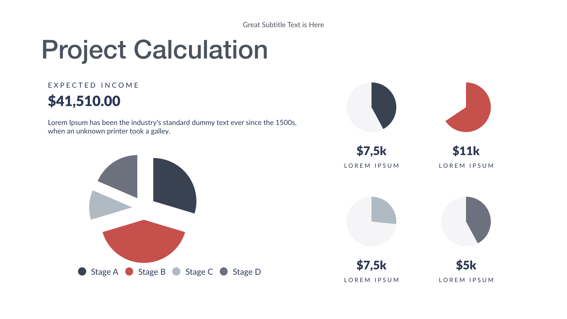 Project Calculation Keynote Presentation Template by SanaNik | GraphicRiver