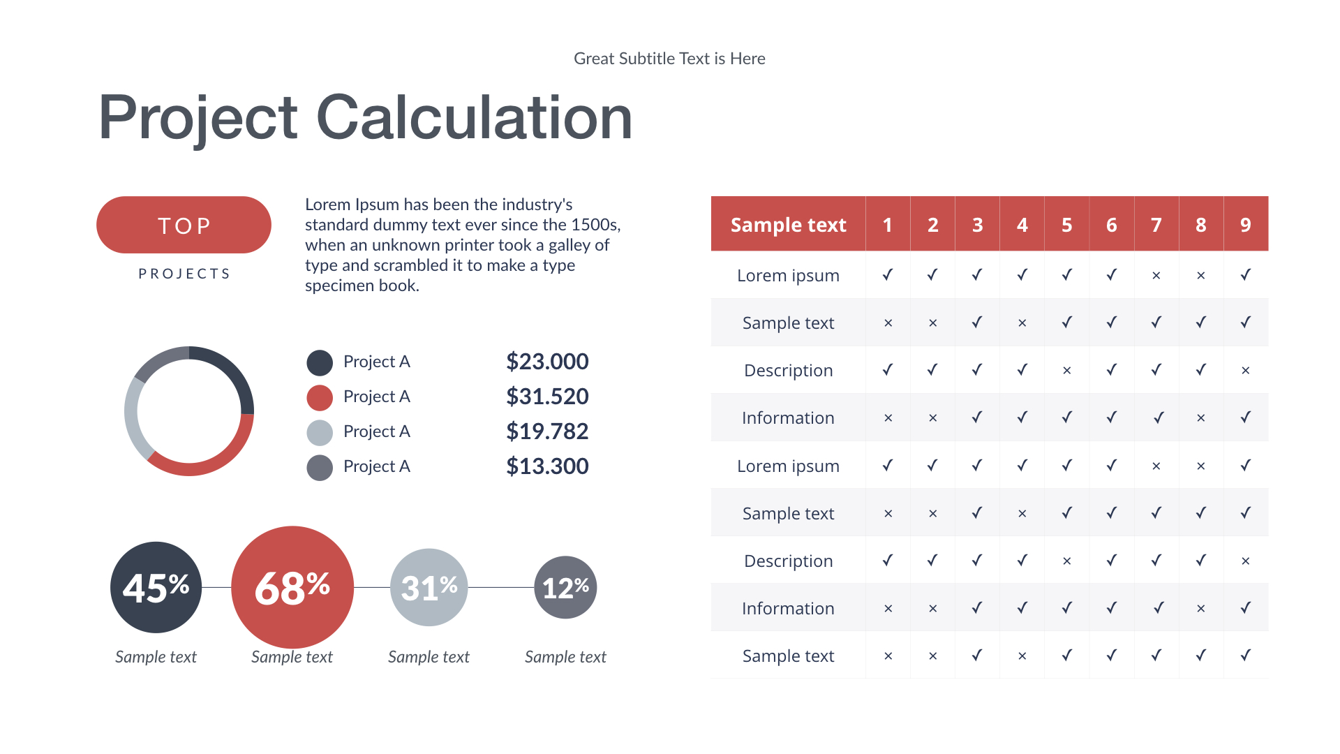 Project Calculation Keynote Presentation Template by SanaNik | GraphicRiver