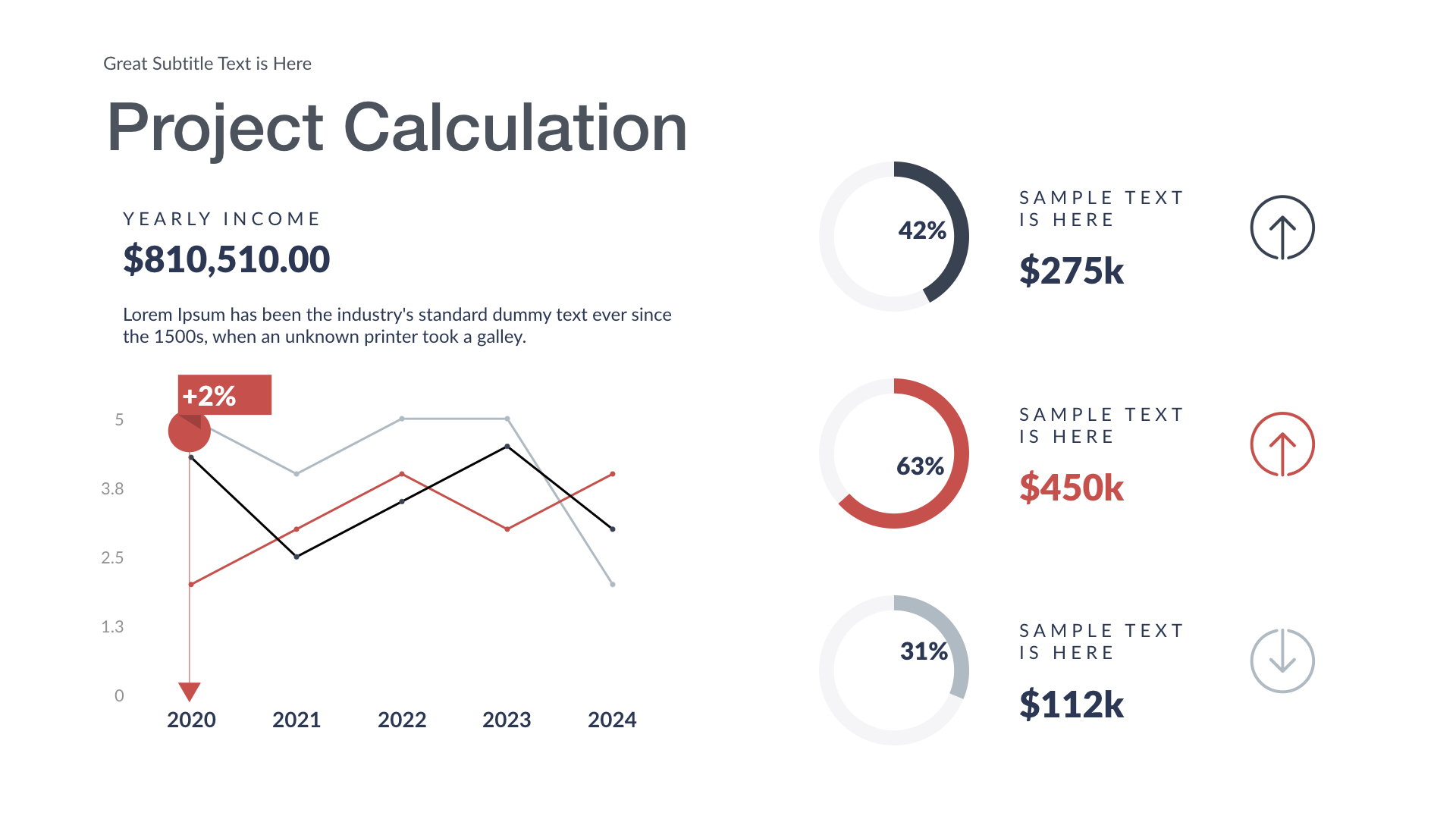 Project Calculation Keynote Presentation Template by SanaNik | GraphicRiver