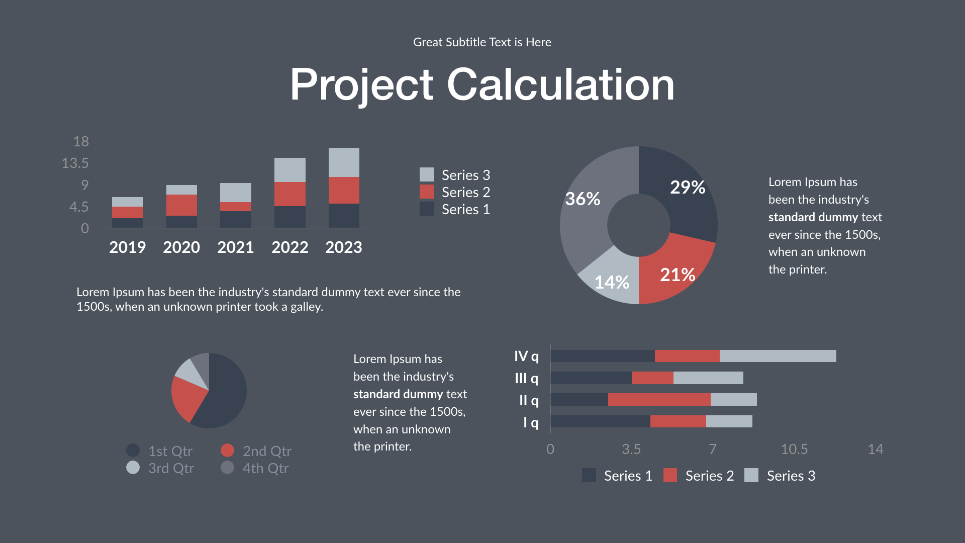 Project Calculation Keynote Presentation Template by SanaNik | GraphicRiver