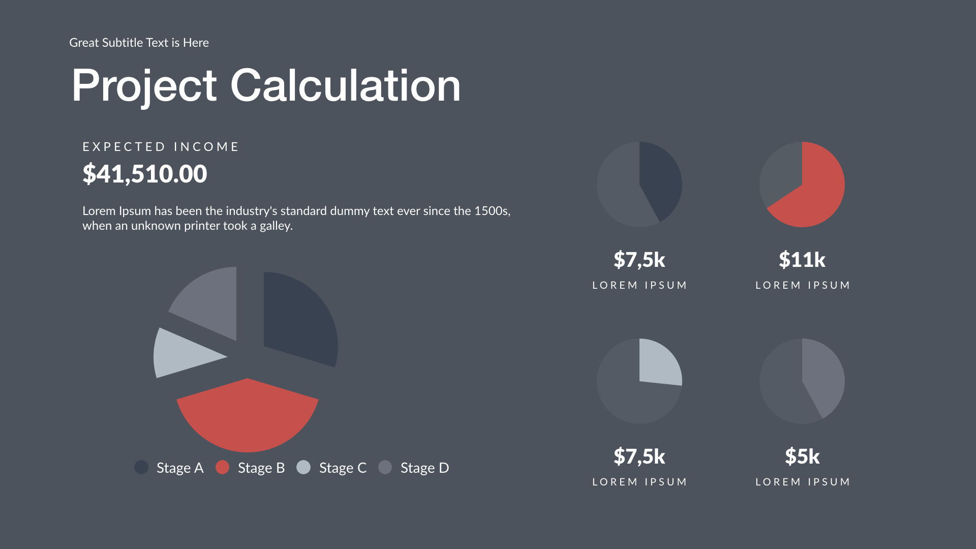Project Calculation Keynote Presentation Template by SanaNik | GraphicRiver