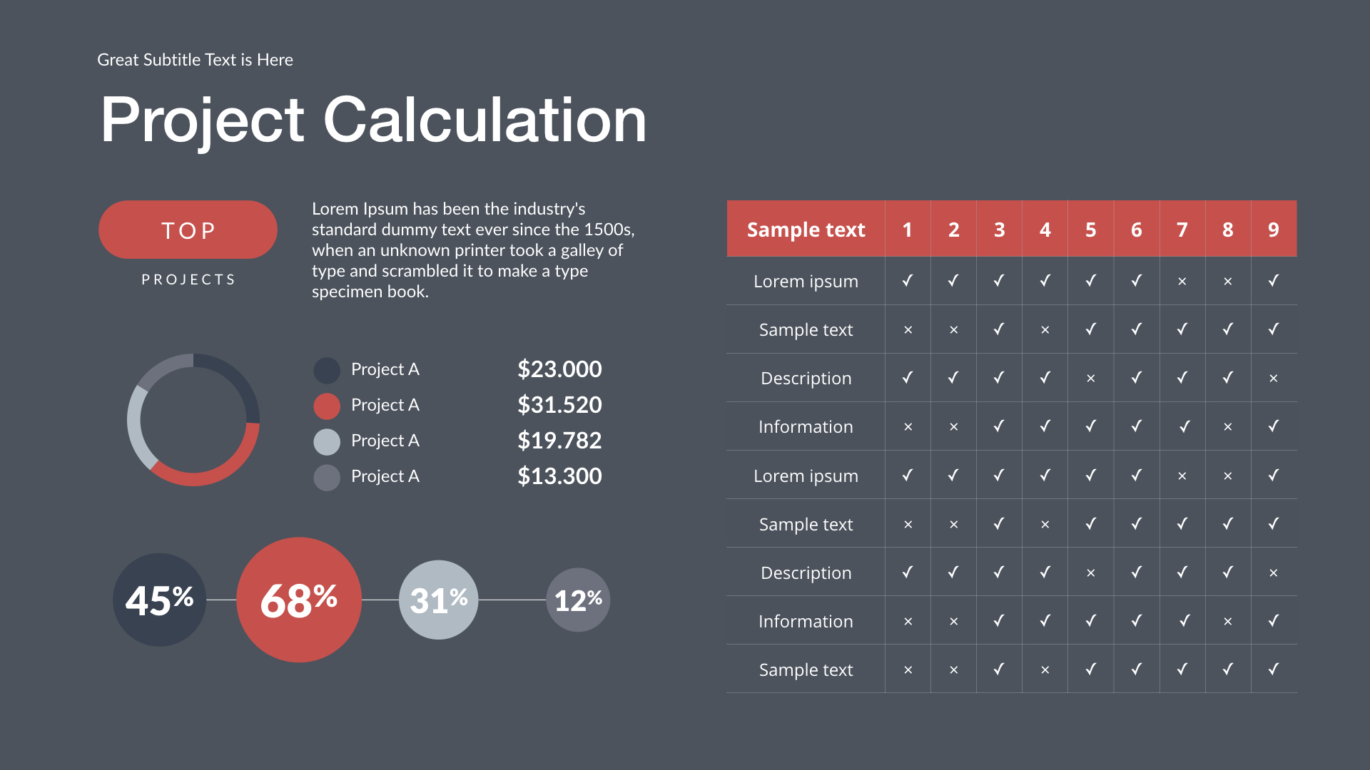 Project Calculation Keynote Presentation Template by SanaNik | GraphicRiver