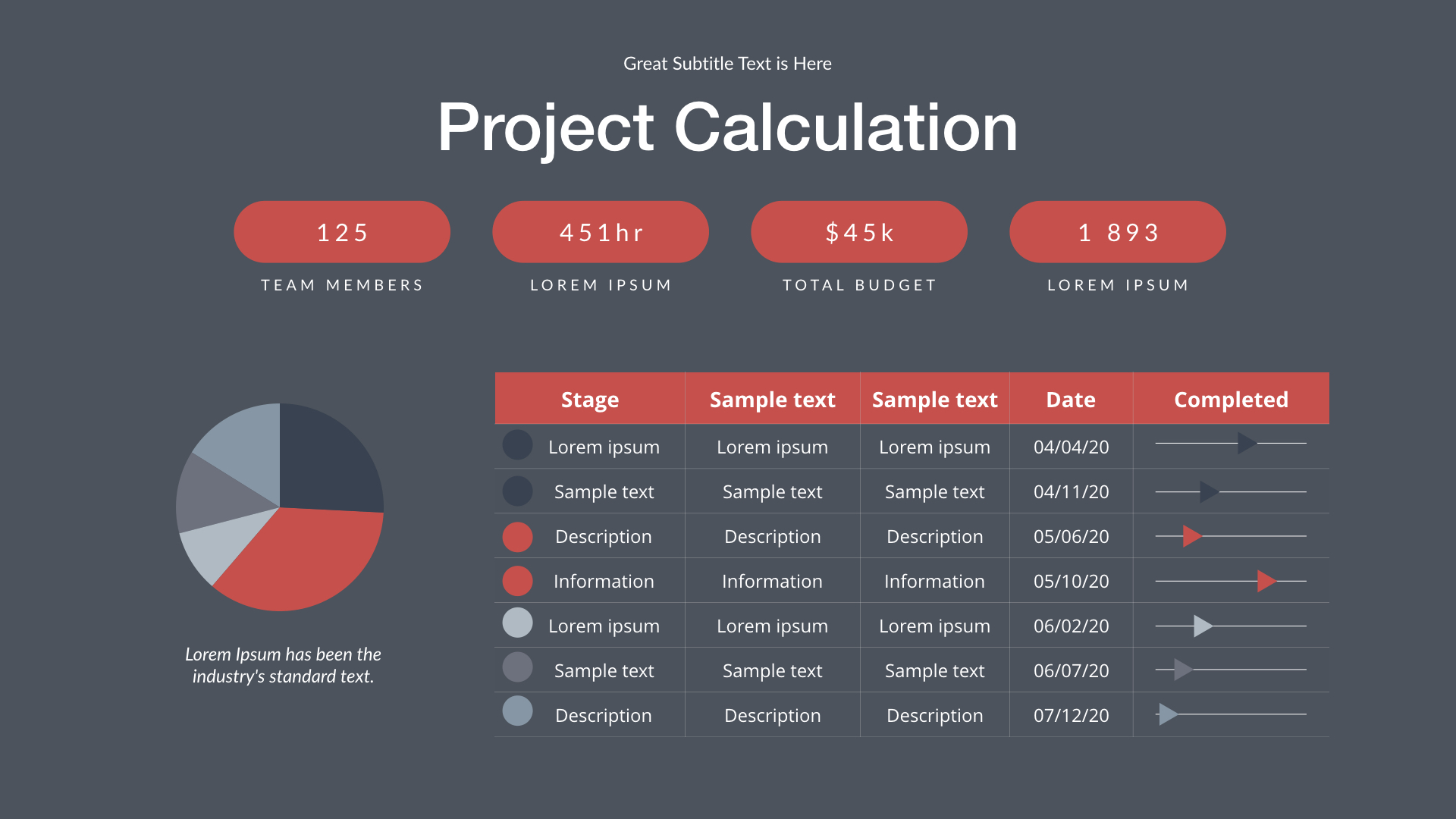 Project Calculation Keynote Presentation Template by SanaNik | GraphicRiver