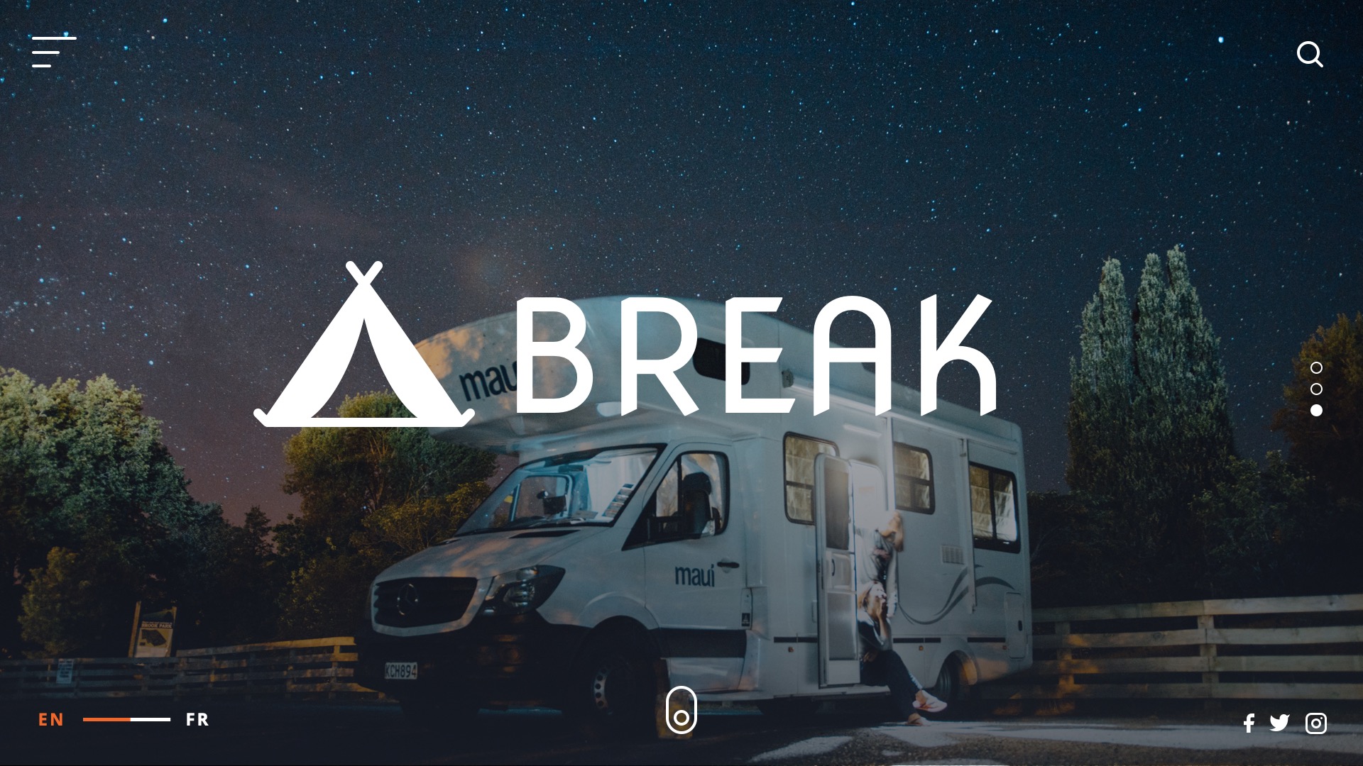 CAMPZ - Camping & Caravan Powerpoint Template, Presentation Templates