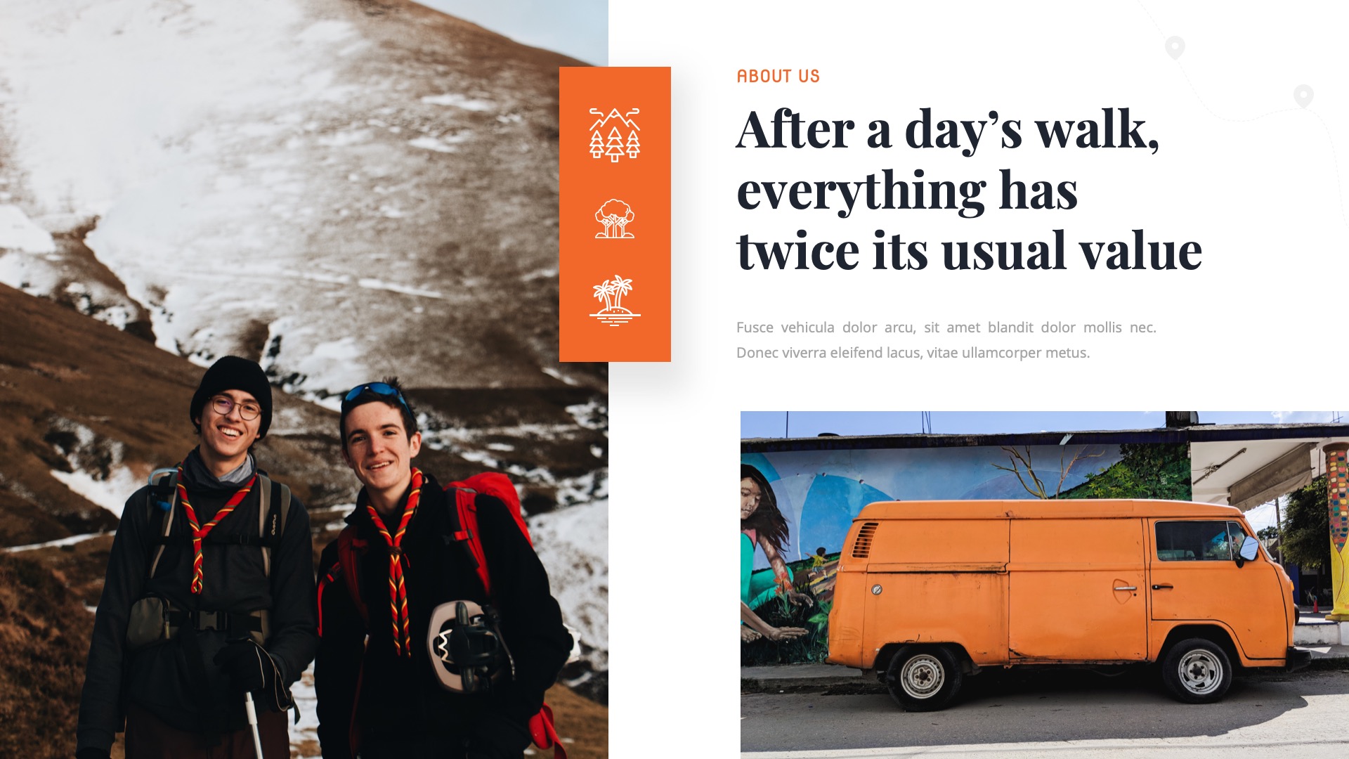 CAMPZ - Camping & Caravan Powerpoint Template, Presentation Templates