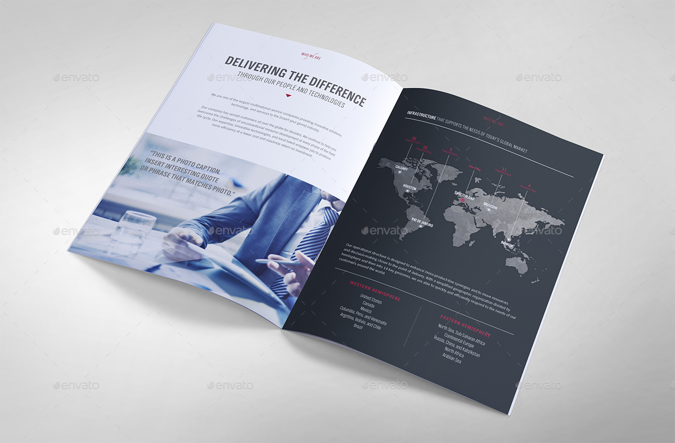 Sharp Modern Brochure and PowerPoint V3, Print Templates | GraphicRiver