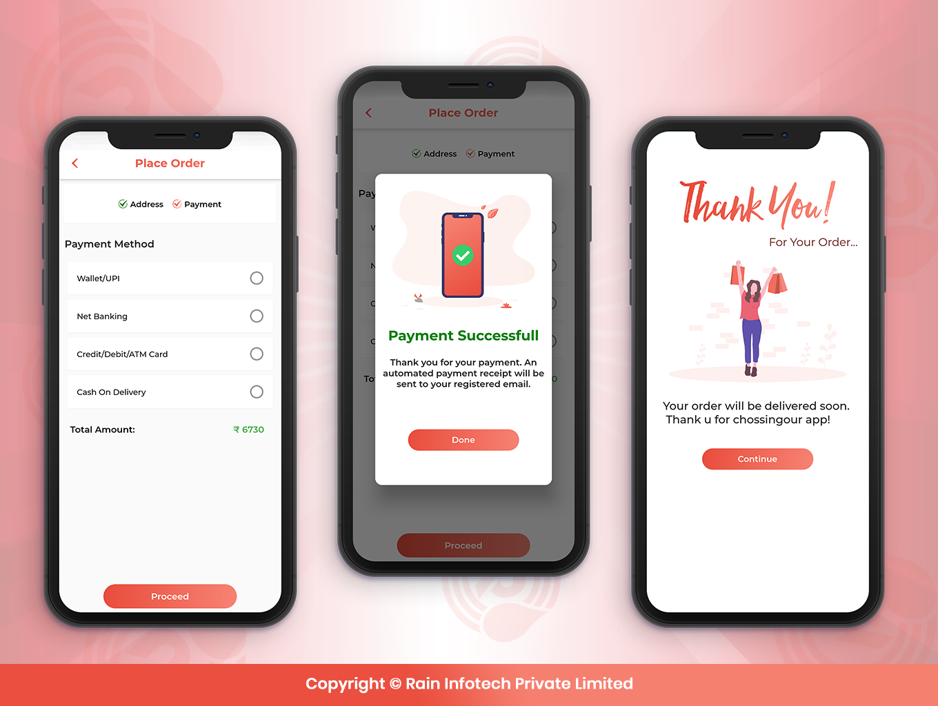 E-Commerce UI Template in Flutter by RainInfotech | CodeCanyon