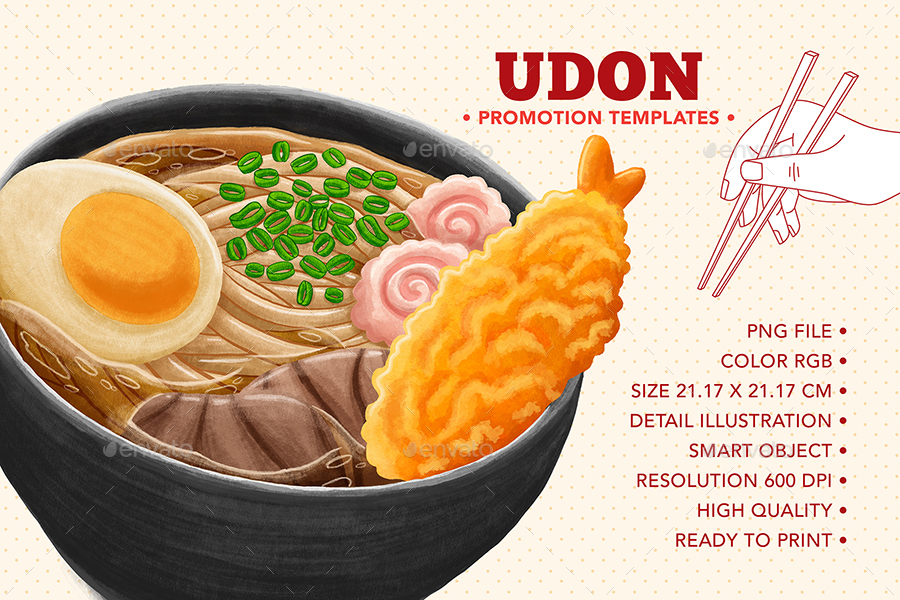 Udon Promotion Templates, Print Templates | GraphicRiver