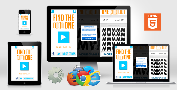 Premium HTML5 Games Bundle - 6 Brain Games by dexterfly | CodeCanyon