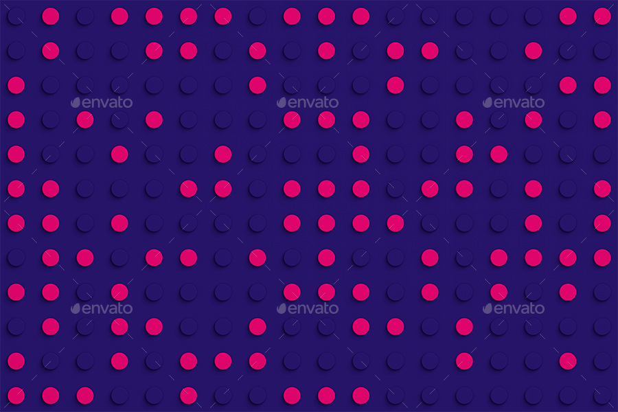 Meccano - 3D Dotted Background Set, Graphics | GraphicRiver