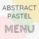 Abstract Pastel Menu, Print Templates | GraphicRiver