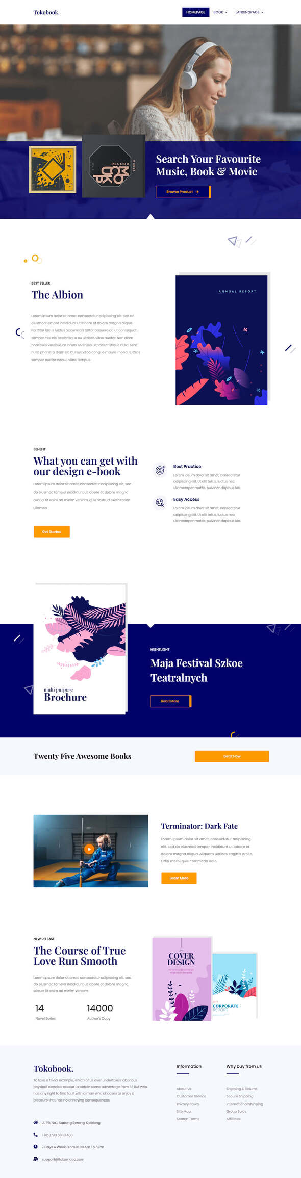 Bookup | Book Store Elementor Template Kit by tokomoo | ThemeForest