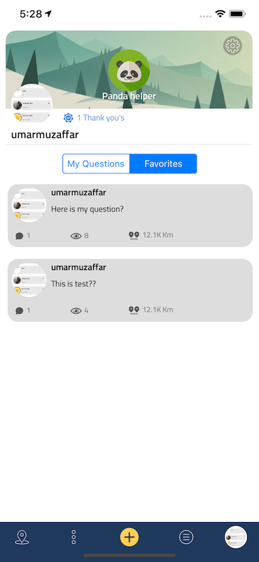 AroundMe | iOS Universal Geolocated Questions App Template (Swift) by cubycode