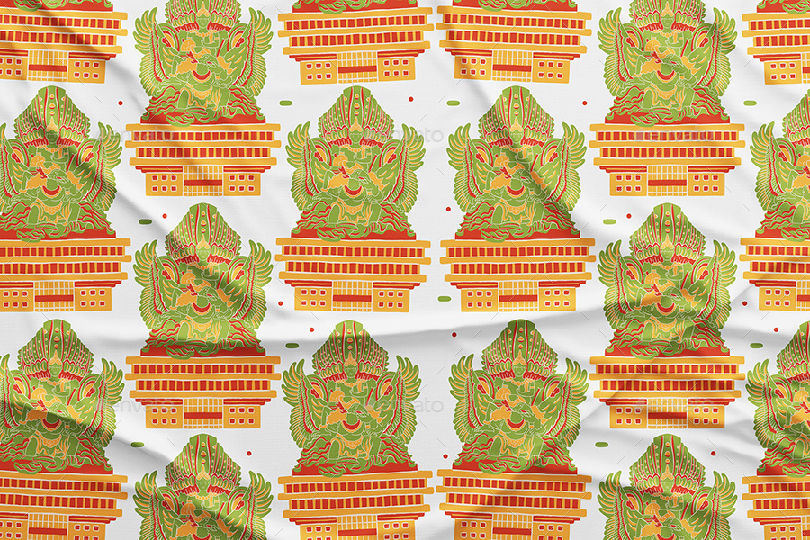 Garuda Wisnu Kencana Seamless Pattern, Graphics | GraphicRiver