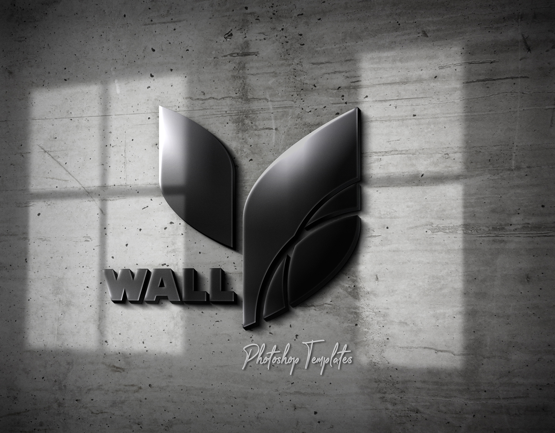 Wall Logo Sign Mockups, Add-ons | GraphicRiver