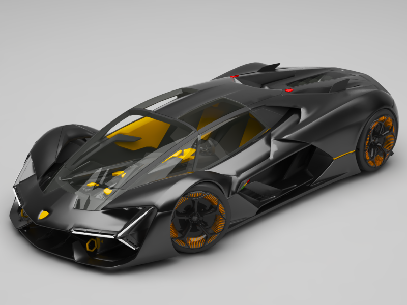 Lamborghini Terzo Milleneo by Elkhabaz | 3DOcean