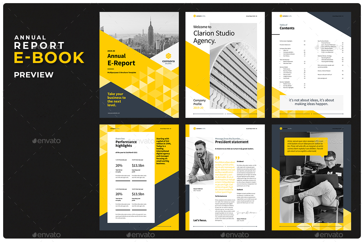 Annual E-Report, ePublishing | GraphicRiver