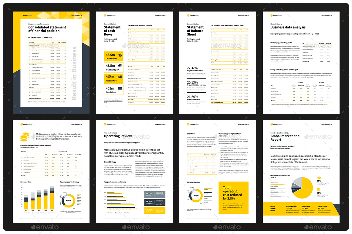 Annual E-Report, ePublishing | GraphicRiver