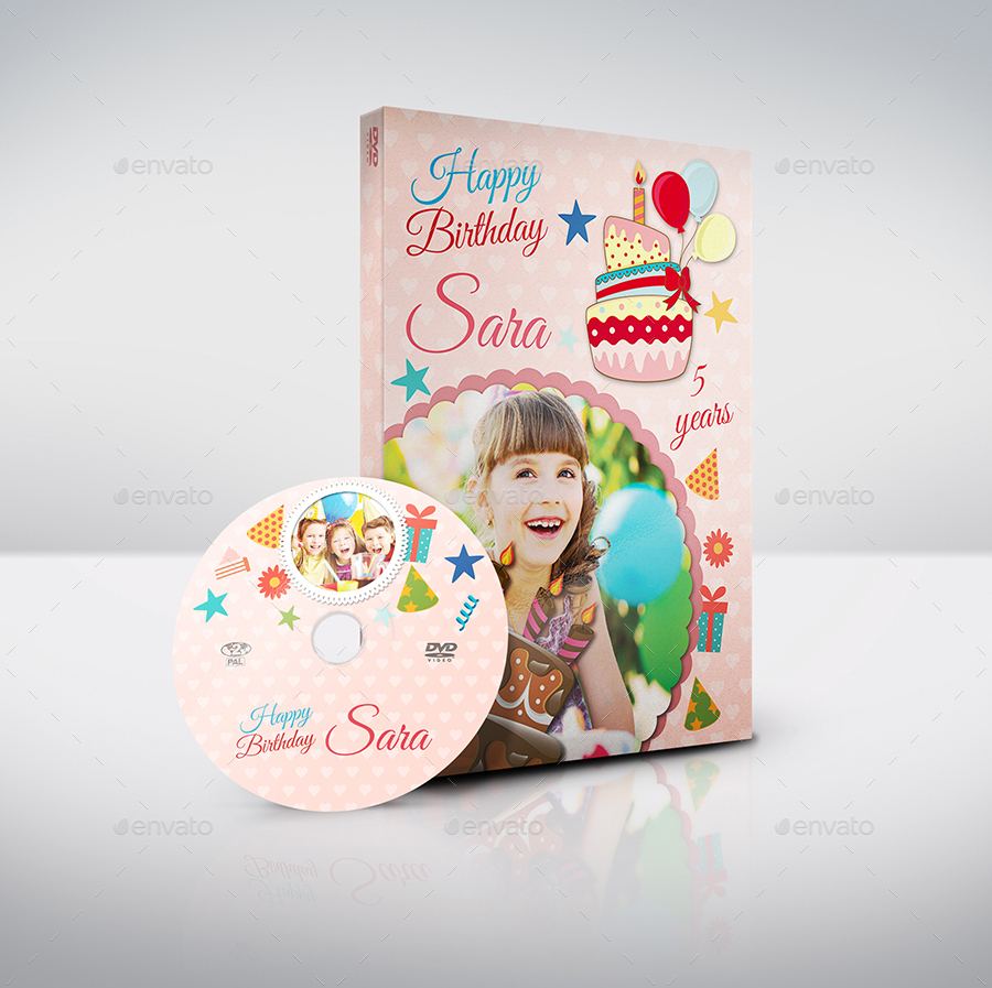 Birthday Party DVD Template Bundle Vol.1, Print Templates | GraphicRiver