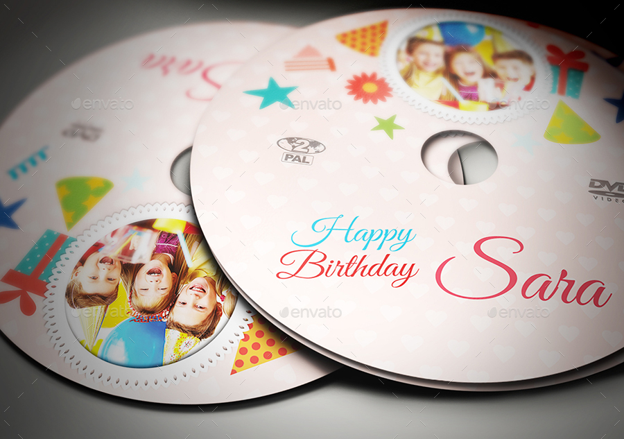 Birthday Party DVD Template Bundle Vol.1, Print Templates | GraphicRiver