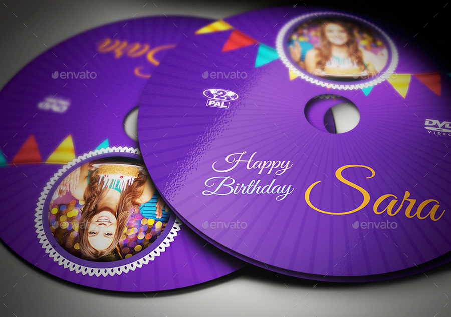 Birthday Party DVD Template Bundle Vol.1, Print Templates | GraphicRiver