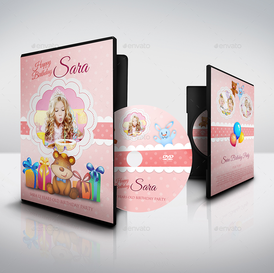Birthday Party DVD Template Bundle Vol.1, Print Templates | GraphicRiver