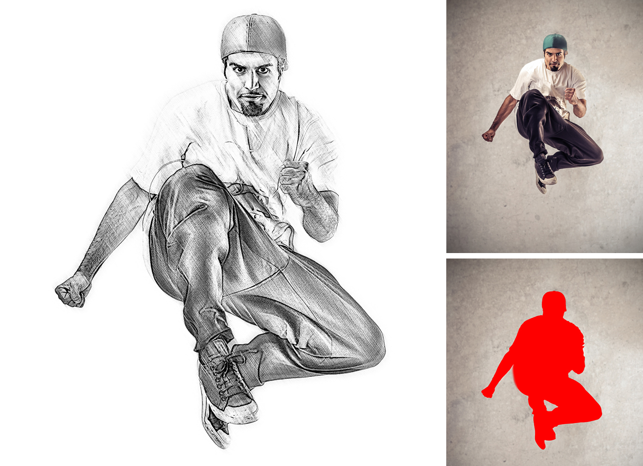 Pro Sketch Photoshop Action, Add-ons | GraphicRiver