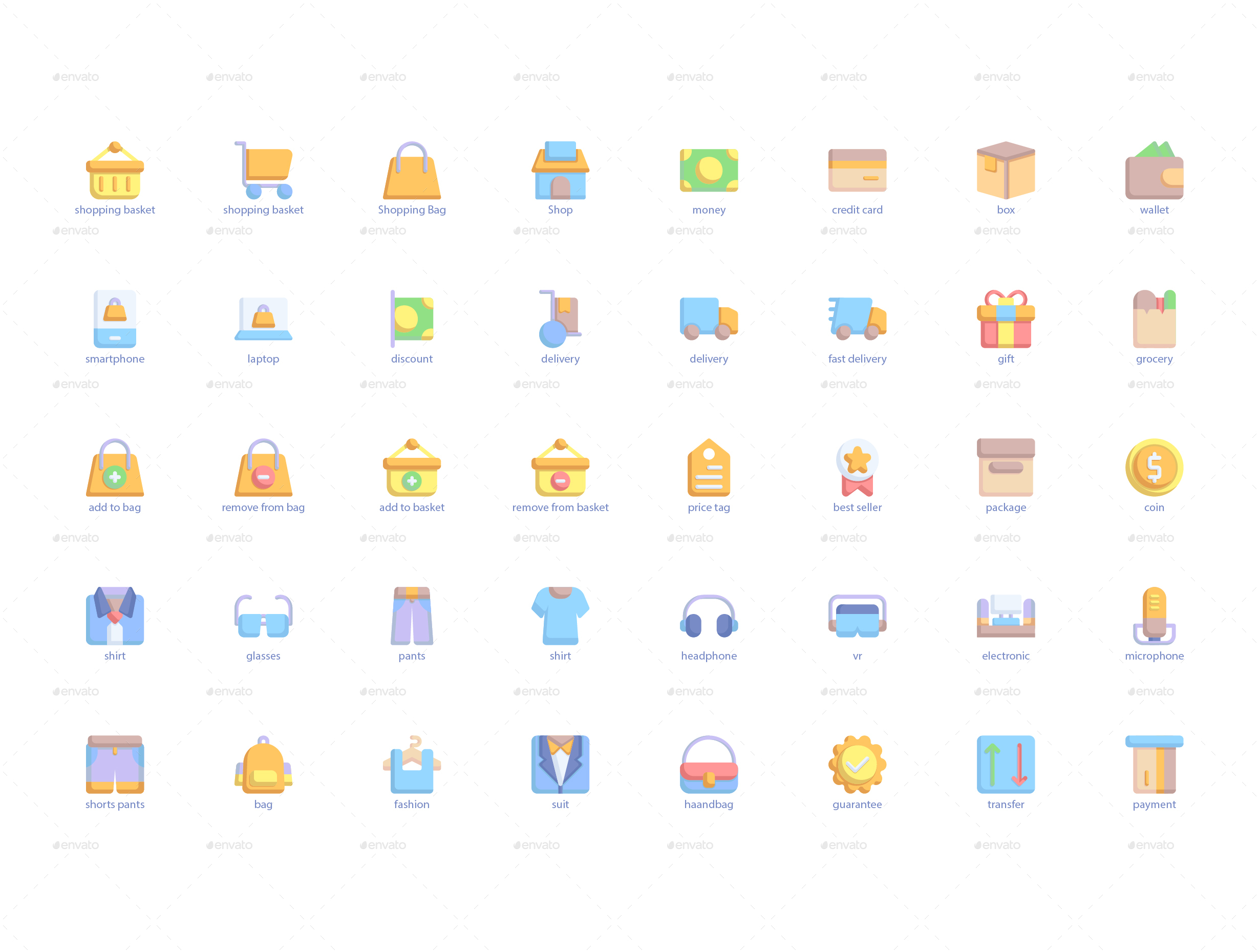 Online Shop icon pack, Icons | GraphicRiver