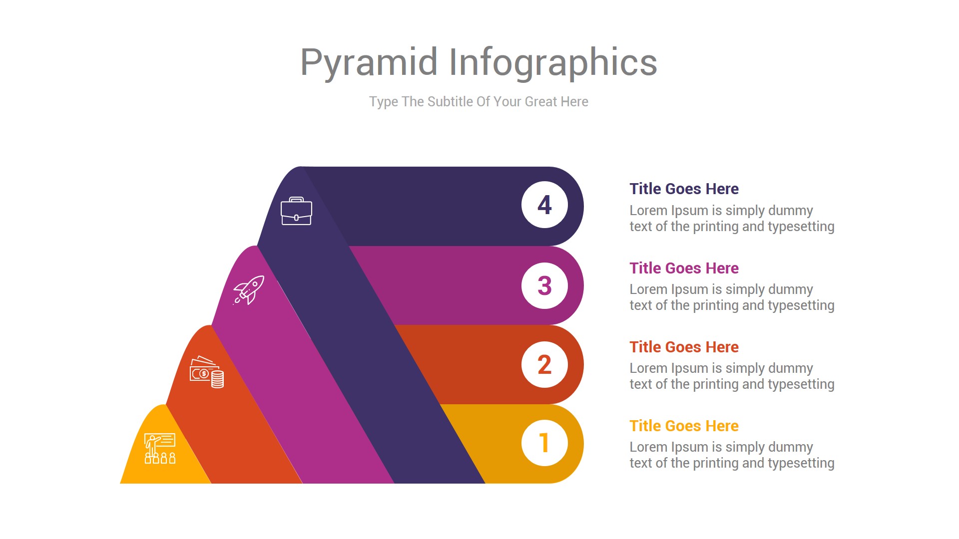 Pyramid Infographics PowerPoint Diagram, Presentation Templates ...