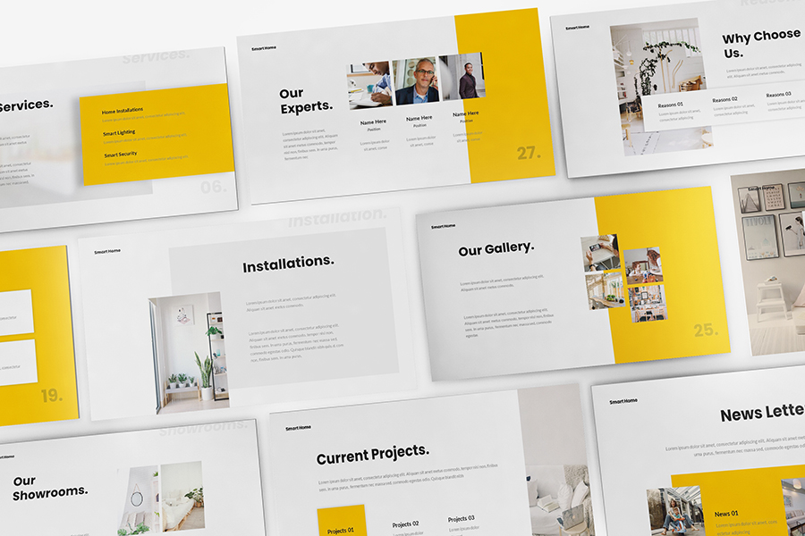 Smart Home Powerpoint Template, Presentation Templates | GraphicRiver