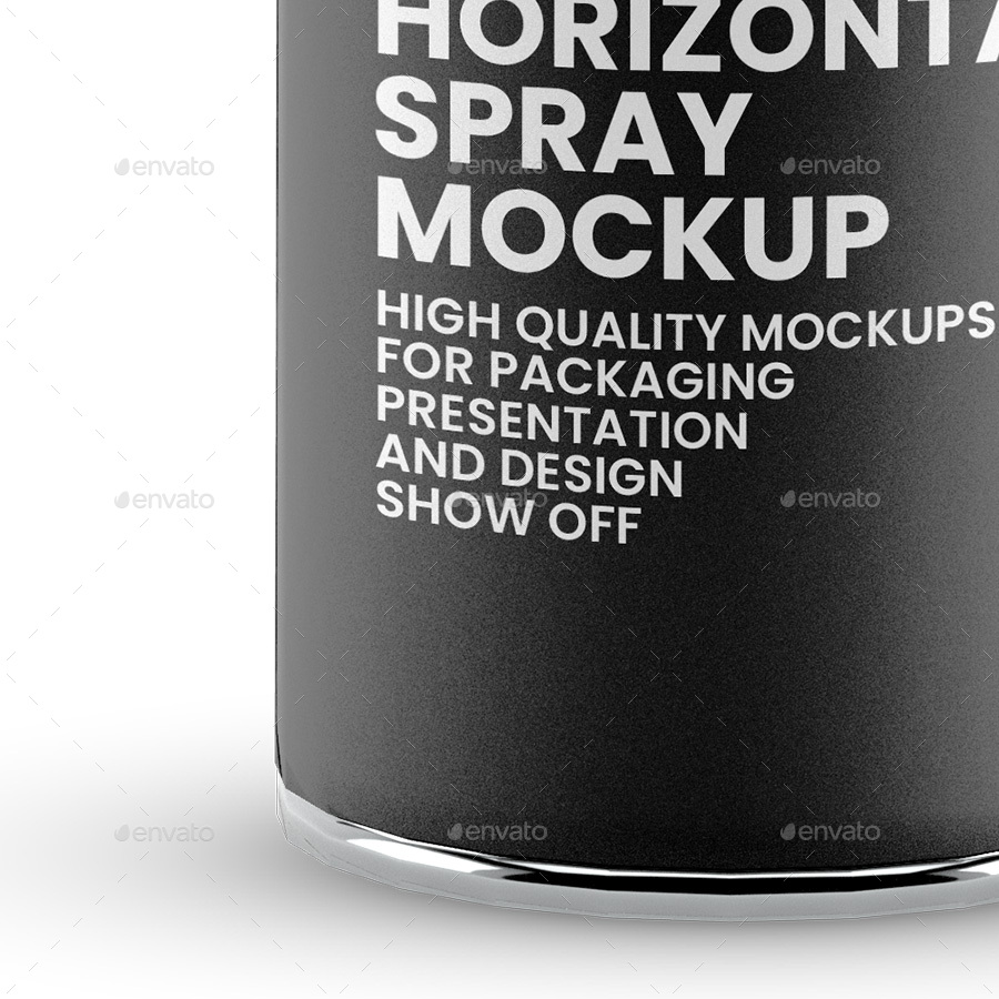 Horizontal Spray Mockup, Graphics | GraphicRiver