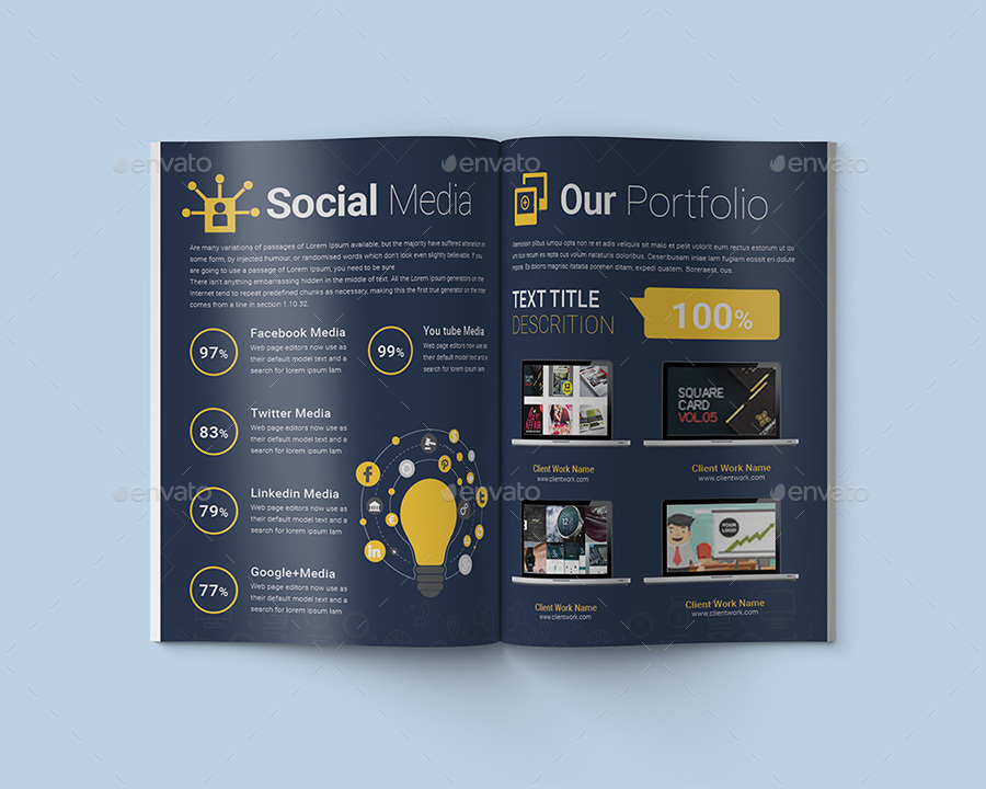 Web Design Brochure, Print Templates | GraphicRiver