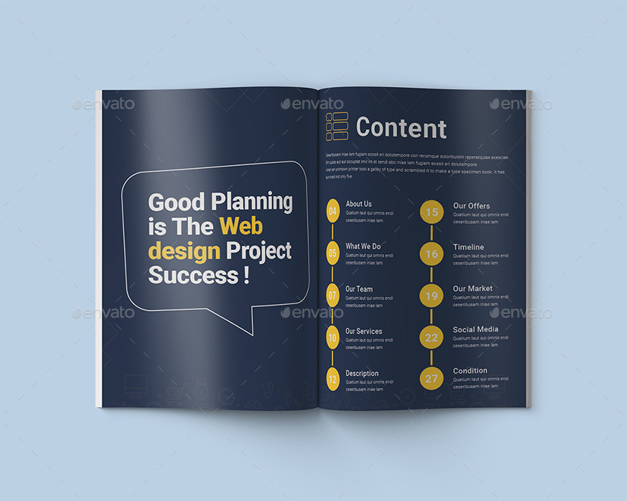 Web Design Brochure, Print Templates | GraphicRiver