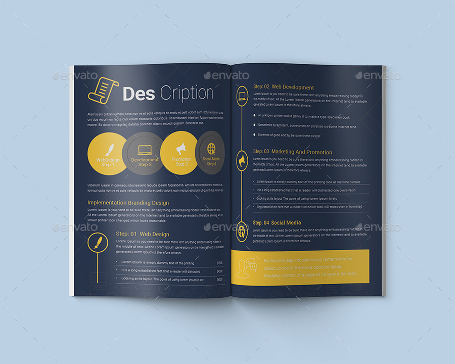 Web Design Brochure, Print Templates | GraphicRiver