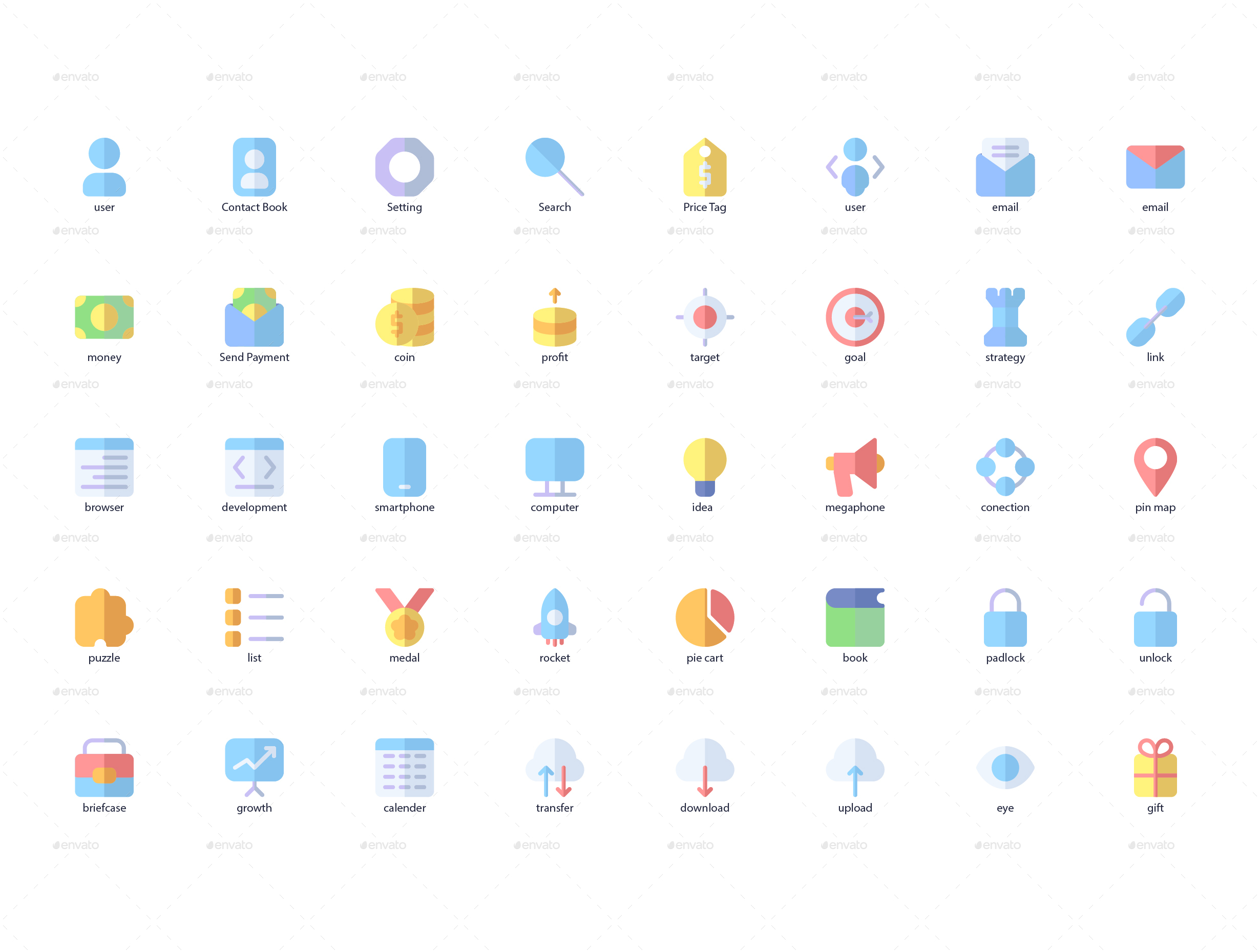 Seo & Marketing icon pack, Icons | GraphicRiver