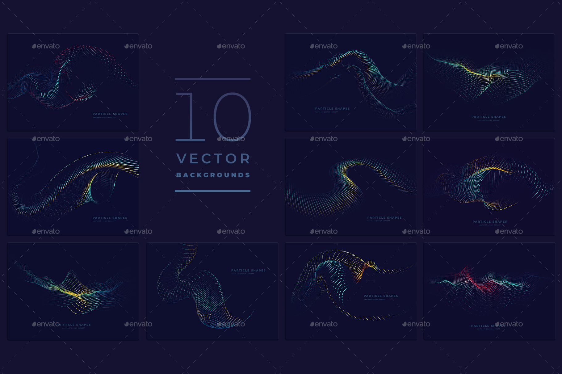 Particle Backgrounds vol 5 by blauananas | GraphicRiver
