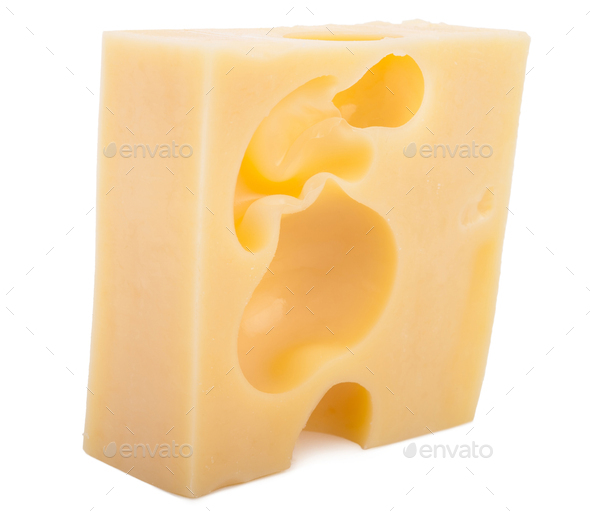 Cheese block isolated on white background Stock Photo by SeDmi | PhotoDune