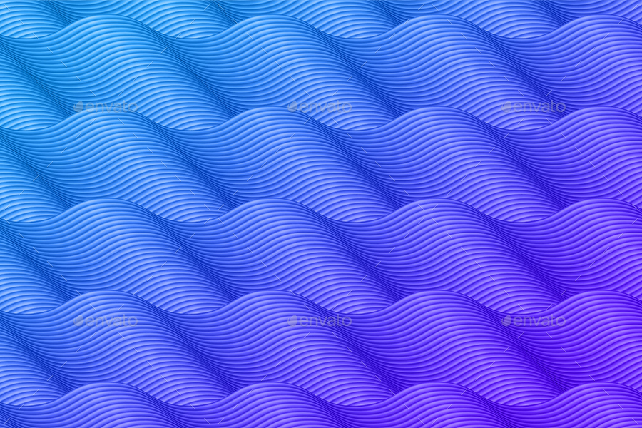 Futureristic 3D Wave Pattern, Graphics | GraphicRiver