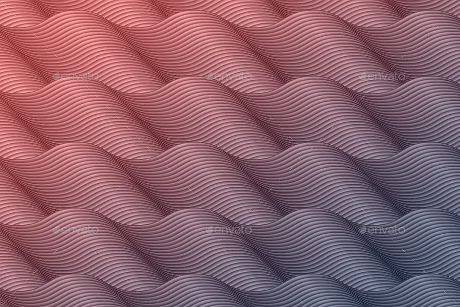 Futureristic 3D Wave Pattern, Graphics | GraphicRiver