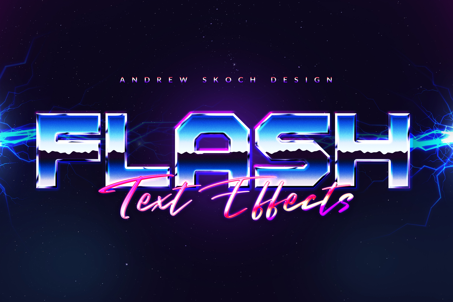 80s Retro Text Effects, Add-ons | GraphicRiver