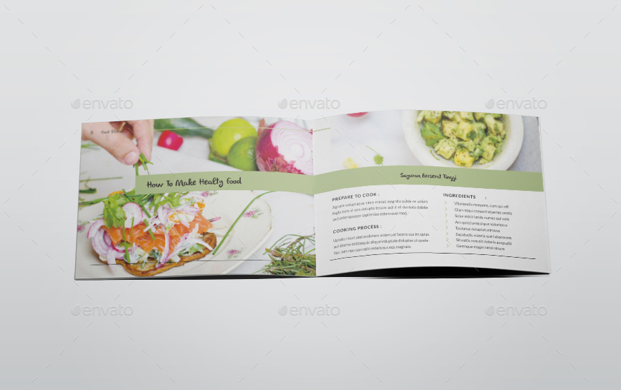 A5 Food Brochure, Print Templates | GraphicRiver